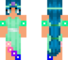 Human mermaid princess | Minecraft Skin