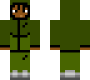 nike tech fleece green | Minecraft Skins