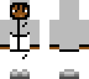 nike tech fleece white | Minecraft Skins