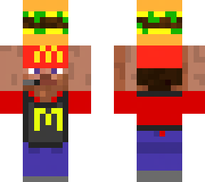 mcdonalds worker steve | Minecraft Skins