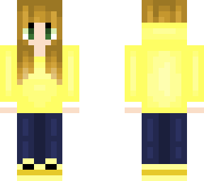 Yellow Minecraft Skin | Minecraft Skin