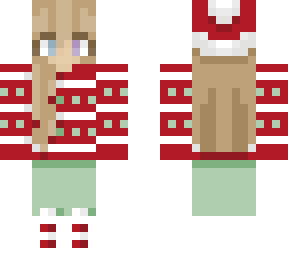 Cute Christmas/Winter outfit | Minecraft Skin