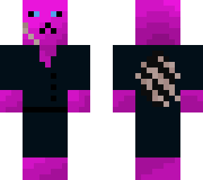 Eldex cat purple reskin battle scars | Minecraft Skin