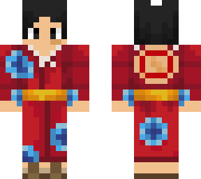 Luffy Wano Minecraft Skins