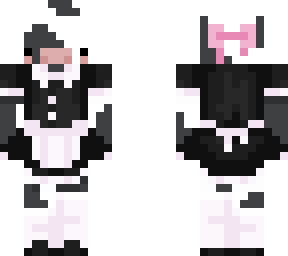 maid outfit template | Minecraft Skins