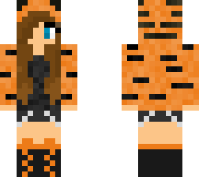 Tiger Girl Minecraft Skins