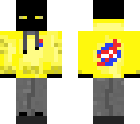 updated duo yellow demon skin | Minecraft Skin