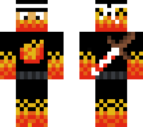 Fire Hands | Minecraft Skins