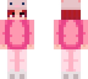 cute axolotl boy | Minecraft Skins