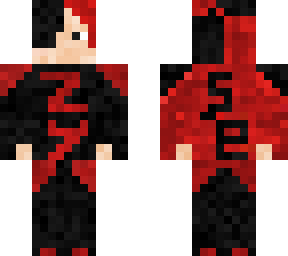 black and red | Minecraft Skin