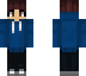 blue hoodie boy | Minecraft Skin