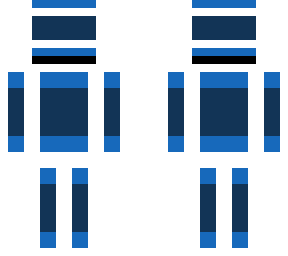 blue robot | Minecraft Skins