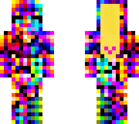 Cute glitch girl | Minecraft Skin