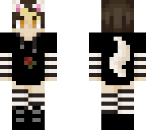 Femboy Cat Eboy | Minecraft Skin
