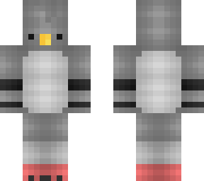 Gray Chicken | Minecraft Skin