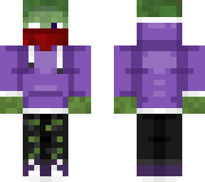 Zombie hoodie man | Minecraft Skin