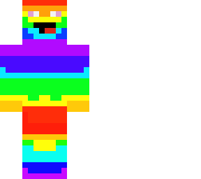 2D Derpy Rainbow | Minecraft Skin