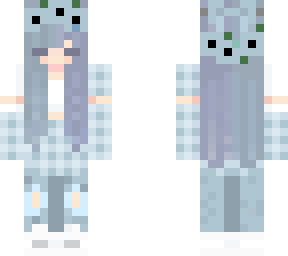 blue cute girl | Minecraft Skin