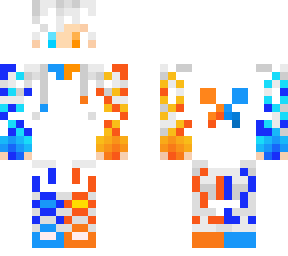 fire and water boy | Minecraft Skins