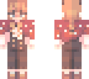 Mushroom shawl deer girl | Minecraft Skin