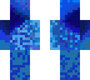 Radom skin using blue | Minecraft Skin