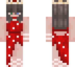 royal red dress | Minecraft Skin