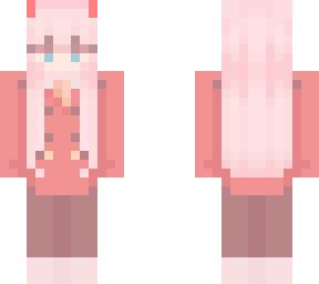 zero two | Minecraft Skin