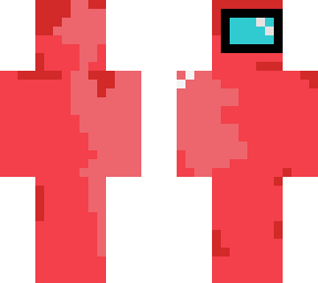 among us face on back skin | Minecraft Skin