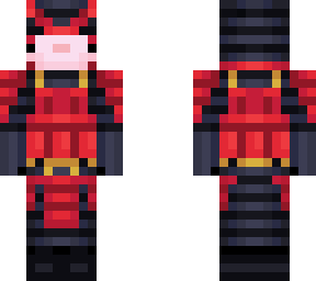 Axolotl Samurai | Minecraft Skin