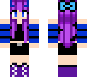 chica azul | Minecraft Skins