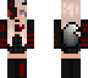 Demon wolf girl | Minecraft Skin