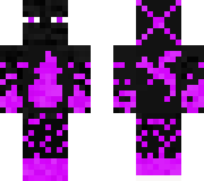 fire dragon gamer cool purple enderman | Minecraft Skins