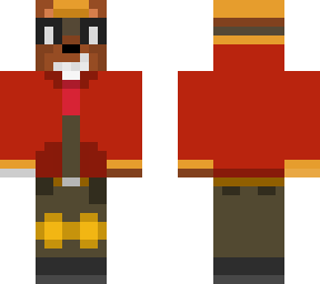 Engineer Mason (Fixed Helmet and added grin!) | Minecraft Skin