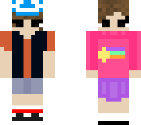 Mable and Dipper! (Unfinished touches are now finished!) | Minecraft Skin