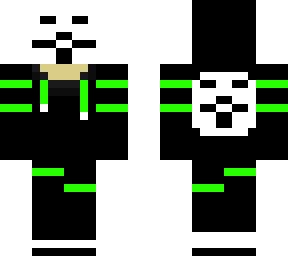 the green hacker | Minecraft Skin