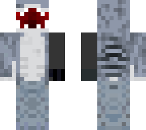 bionic arm shark | Minecraft Skin