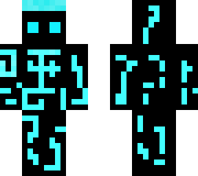 Blue Ice Mage | Minecraft Skin