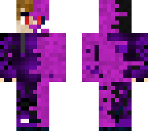 Corrupted purple boy | Minecraft Skin
