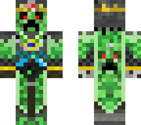 creeper with crown | Minecraft Skins