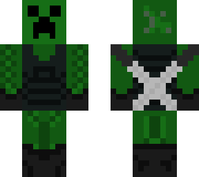 Creeper soldier | Minecraft Skin