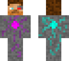 Cyborg Steve | Minecraft Skin