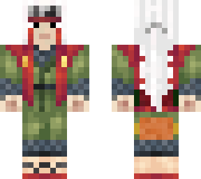 jiraiya Con pergamino | Minecraft Skin