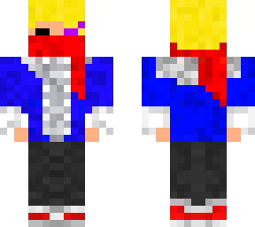 Me as sans with papyrus scarf | Minecraft Skin