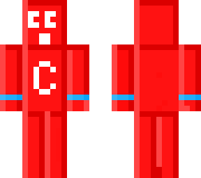 Minecraft but... CRAFTEE IS RED!? | Minecraft Skin