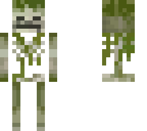 Mossy Skeleton | Minecraft Skin