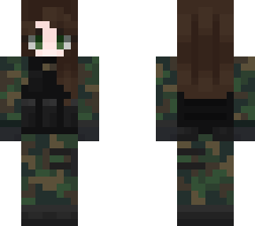 military girl | Minecraft Skins