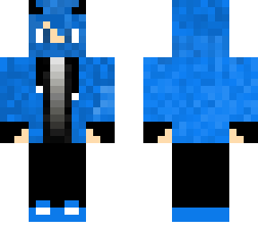 animelover demon boy blue | Minecraft Skin