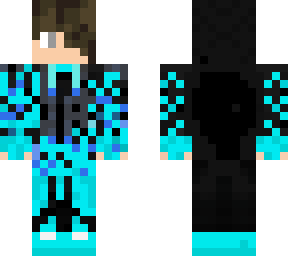 blue gamer boy | Minecraft Skin