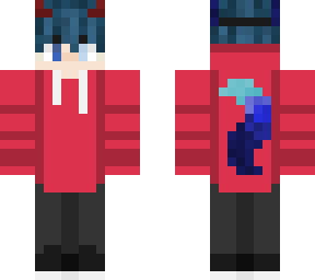 blue wolf boy | Minecraft Skin