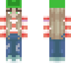 frog hat girl | Minecraft Skin